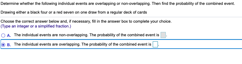 Solved Determine whether the following individual events are | Chegg.com