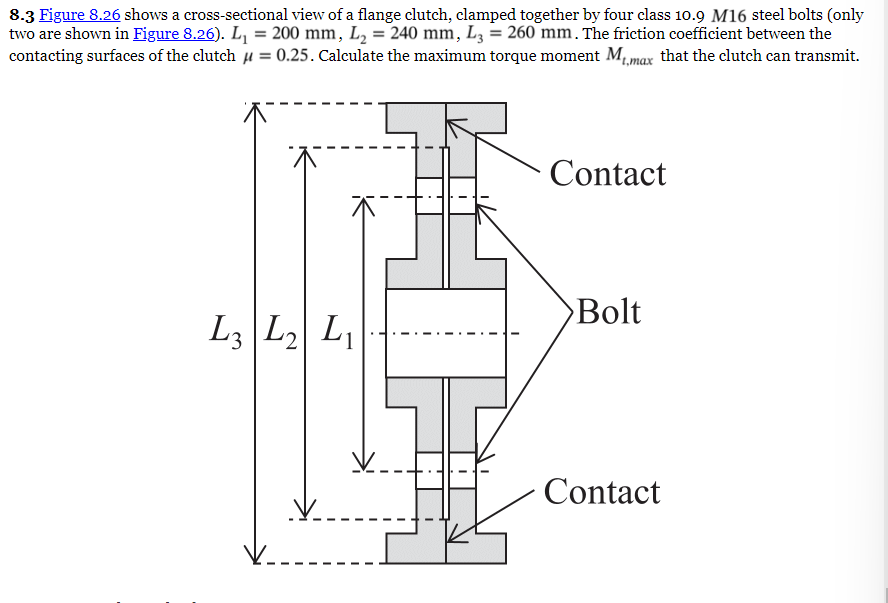 Solved 8.3 Figure 8.26 shows a cross-sectional view of a | Chegg.com