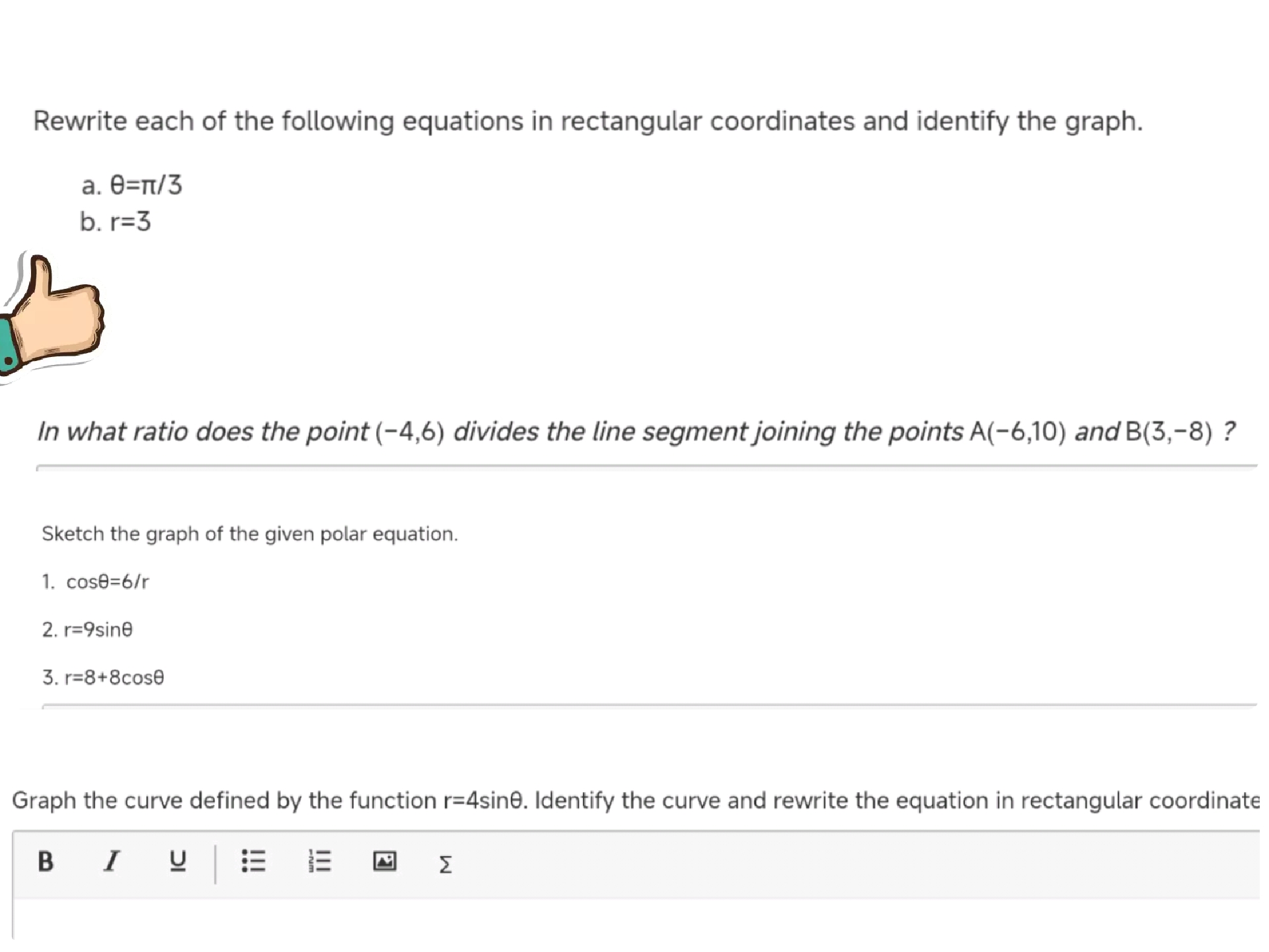 Solved please answer the following equations | Chegg.com