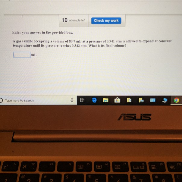 Solved 10 attempts left Check my work Enter your answer in | Chegg.com