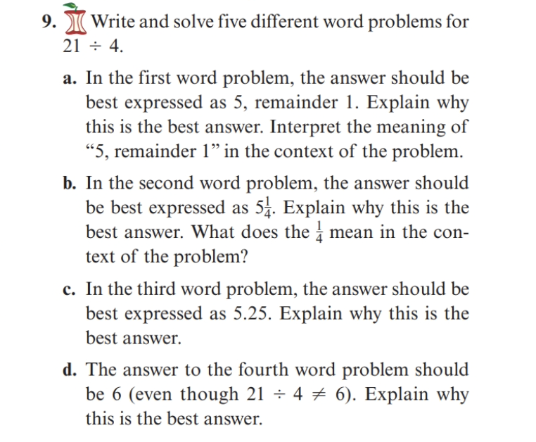 Solved 9. 2( Write and solve five different word problems | Chegg.com