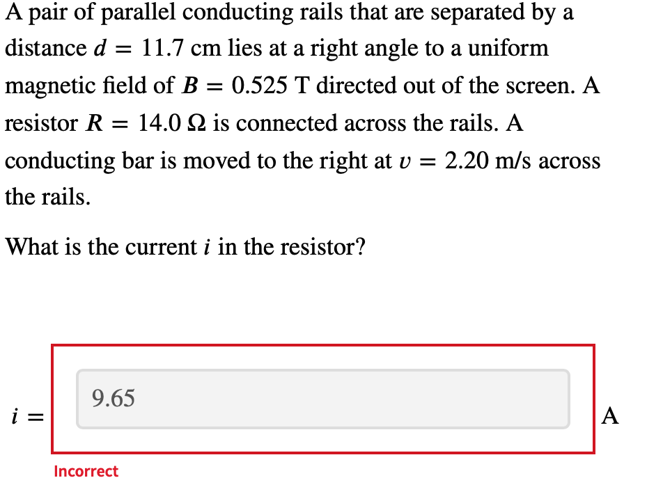 Solved A pair of parallel conducting rails that are | Chegg.com