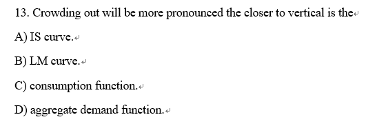 Solved 7. Everything else held constant, if aggregate output | Chegg.com