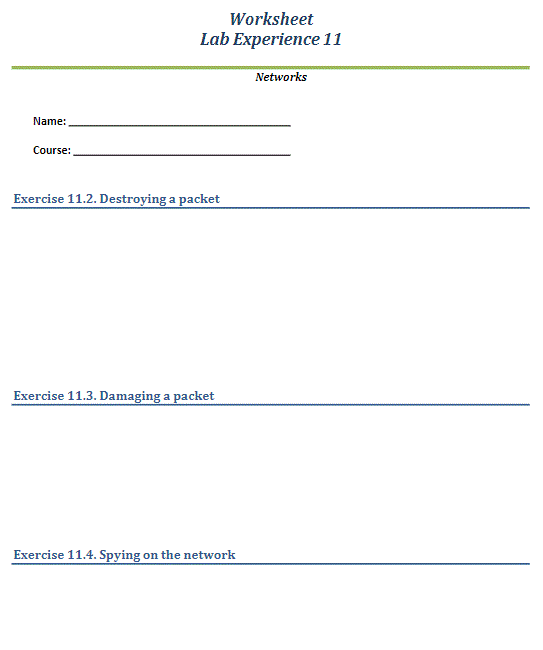 Solved Exercises for Lab Experience 11 Exercise 11.1. | Chegg.com