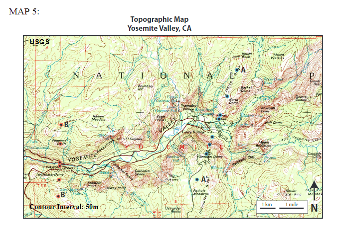 Building a Topographic Profile In the space below, | Chegg.com