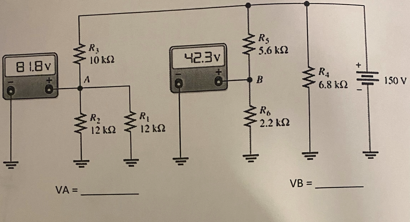 Solved VA= VB= | Chegg.com
