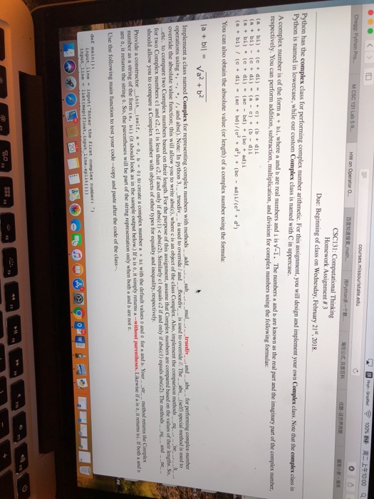 Solved Csc 131 Lab 5 山 Ork Assignment 3 Due Beginning Of 