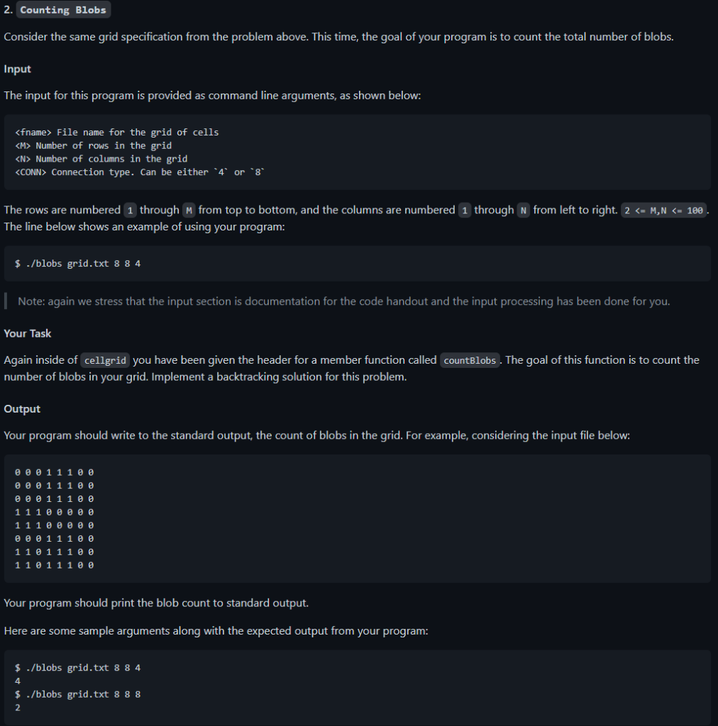 Solved Input The input for this program is provided as | Chegg.com