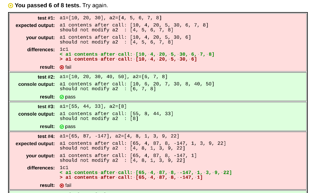 Solved BJP5 Exercise 10.17: interleave Language/Type: | Chegg.com