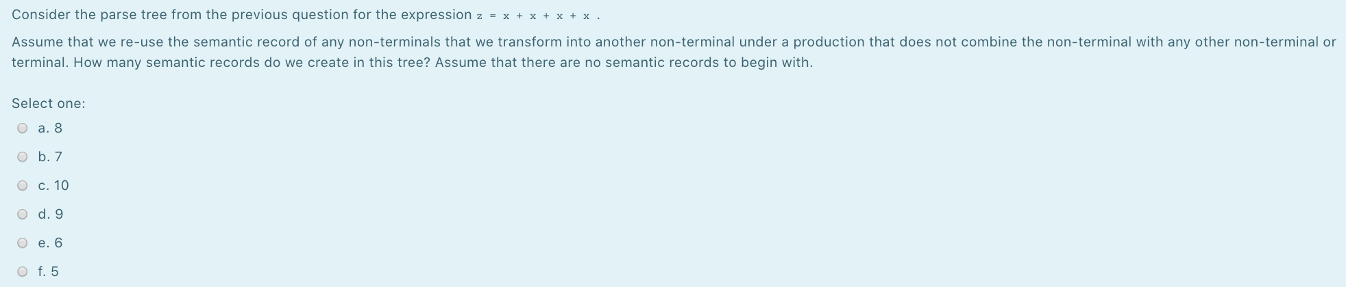 Solved Consider the following simple grammar for an | Chegg.com