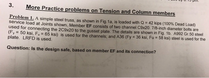 3. More Practice problems on Tension and Column | Chegg.com