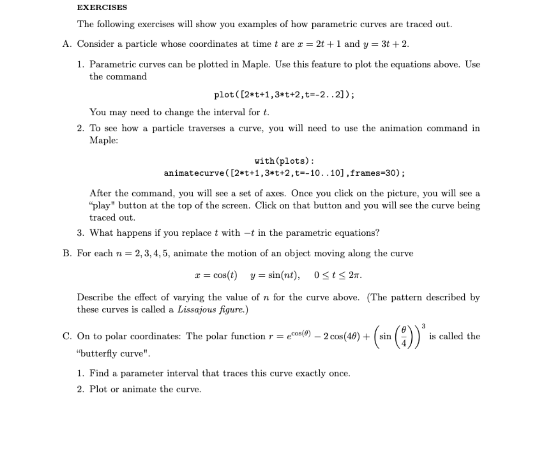 Solved EXERCISES The following exercises will show you | Chegg.com