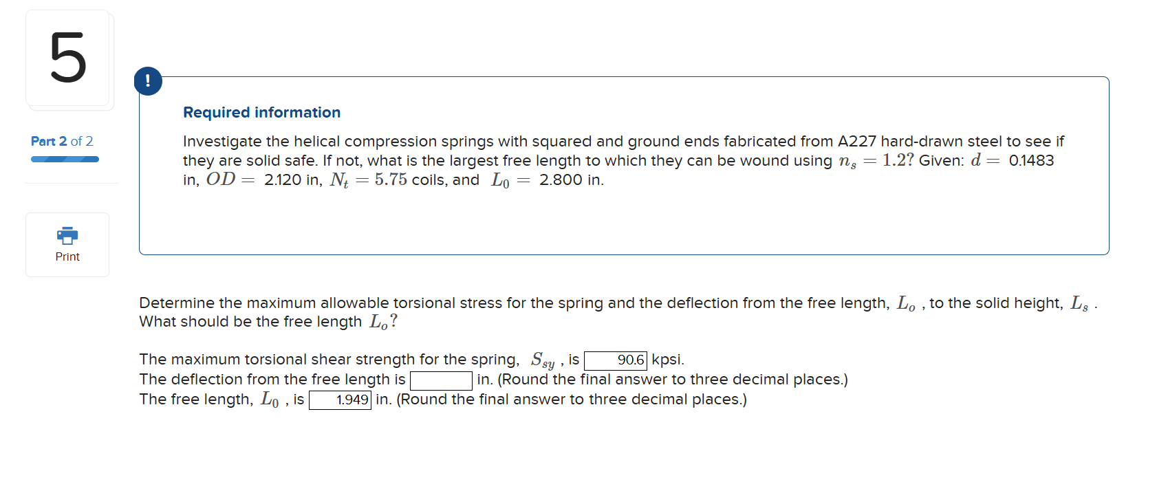 Solved !Required informationInvestigate the helical | Chegg.com