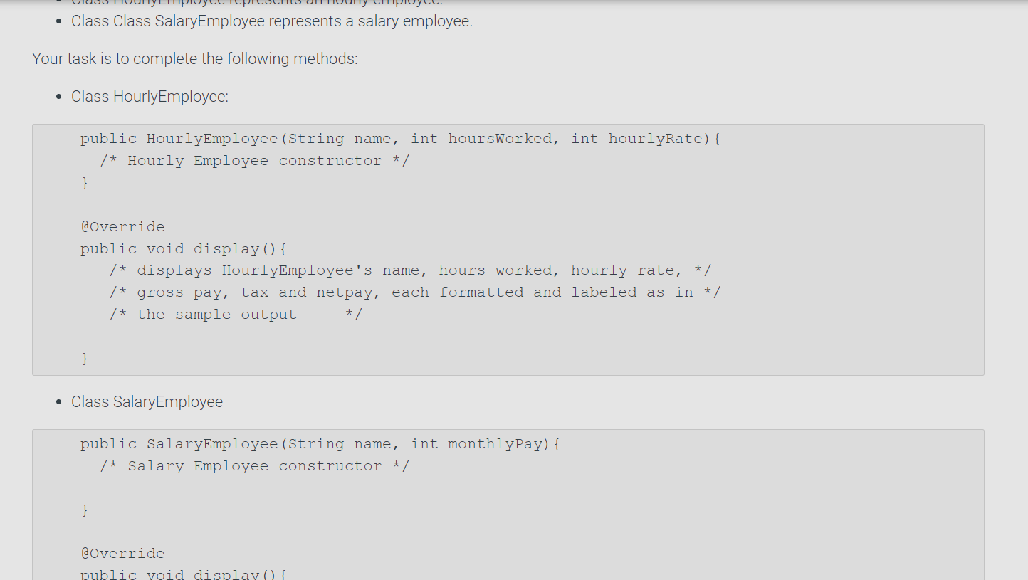 Solved There are two types of employees: hourly employees | Chegg.com