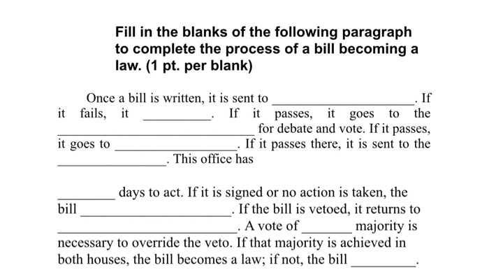 Solved Fill in the blanks of the following paragraph to | Chegg.com