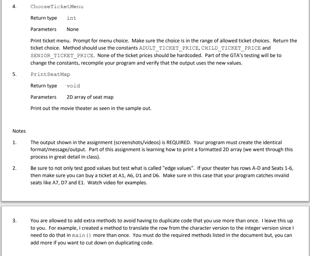 Solved Coding Assignment 7 Your Assignments Java File Name 0105