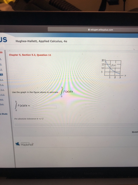 Solved JS Hughes-Hallett Applied Calculus, 4e ES Chapter 5, | Chegg.com