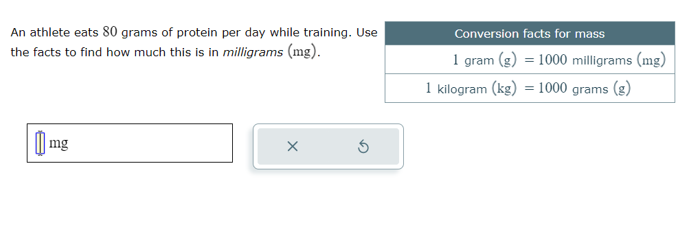 Solved An athlete eats 80 grams of protein per day while | Chegg.com