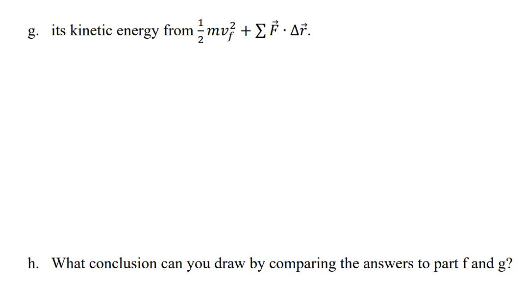 Two constant forces act on an object of mass m = | Chegg.com