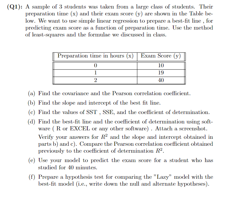 Solved Q1): A sample of 3 students was taken from a large | Chegg.com