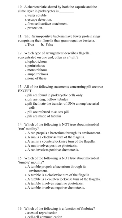 Solved Microbiology practice exam | Chegg.com