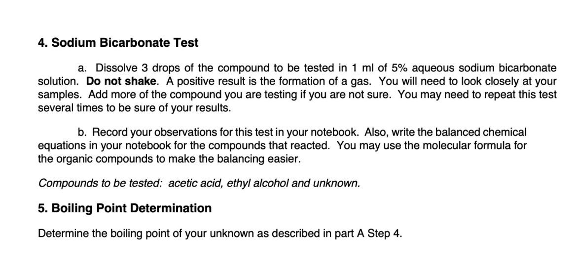 Solved 2.) What two tests can be used to test for the | Chegg.com