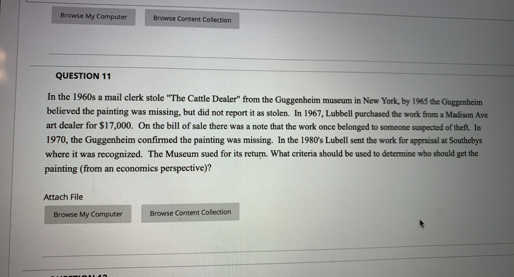 Solved Browse My Computer Browse Content Collection QUESTION | Chegg.com