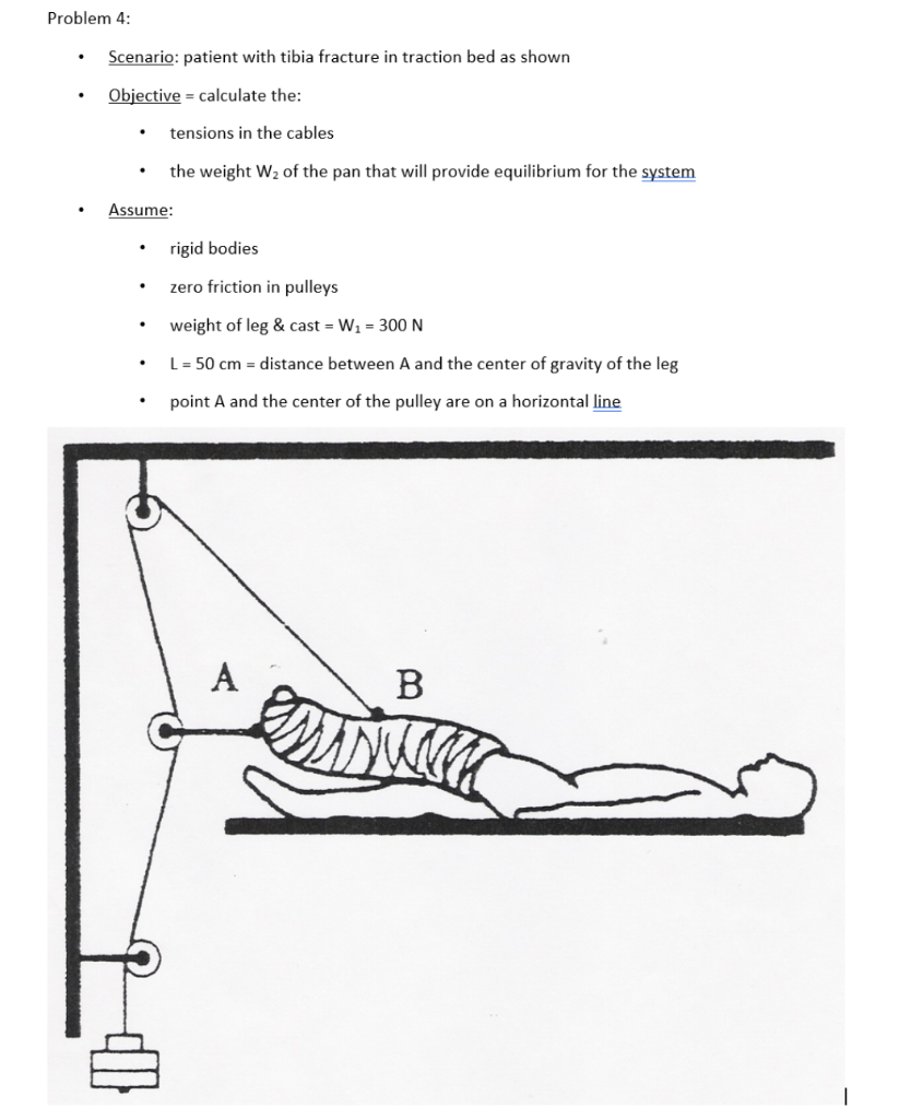 Problem 4: Scenario: patient with tibia fracture in | Chegg.com