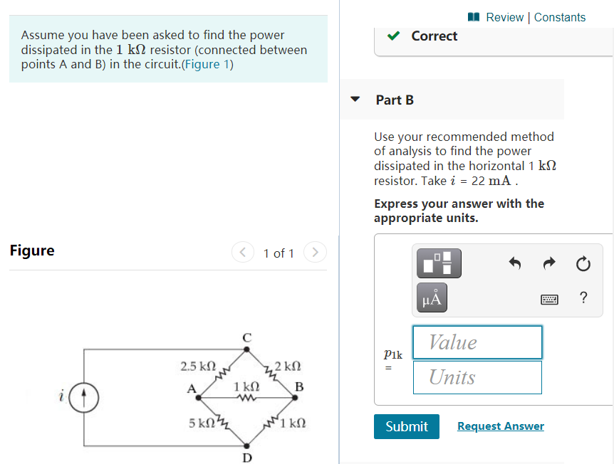 Solved A Review Constants Correct Assume you have been | Chegg.com