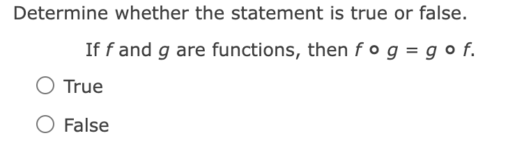 Solved Determine whether the statement is true or false. If | Chegg.com