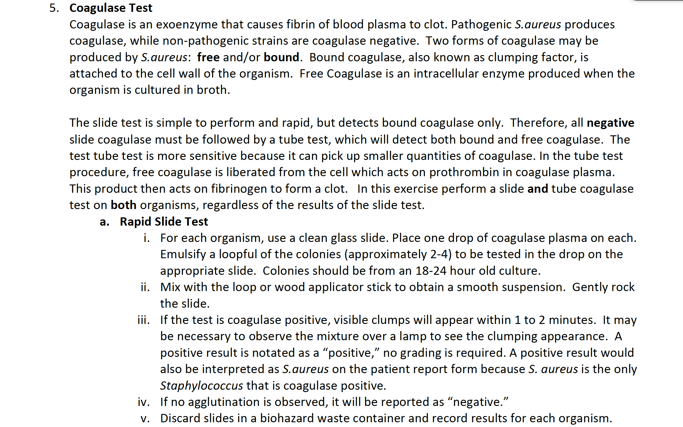 Solved Read through the SOP and complete the chart found at | Chegg.com