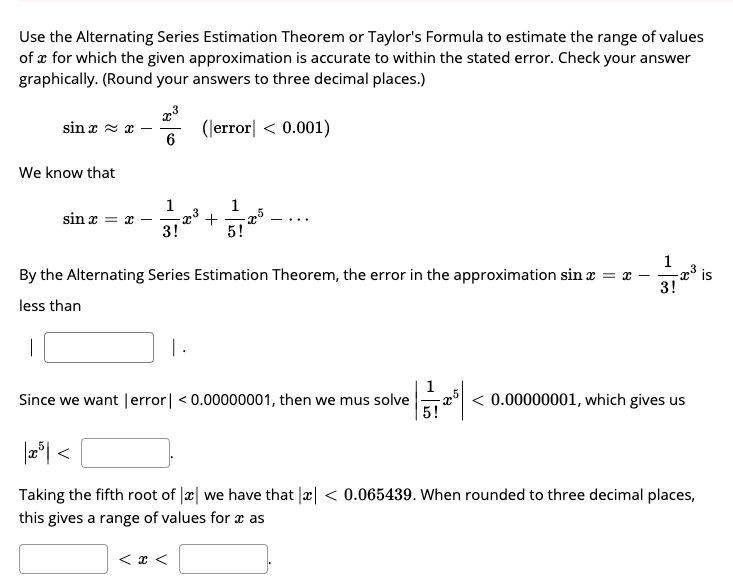 Solved Use The Alternating Series Estimation Theorem Or