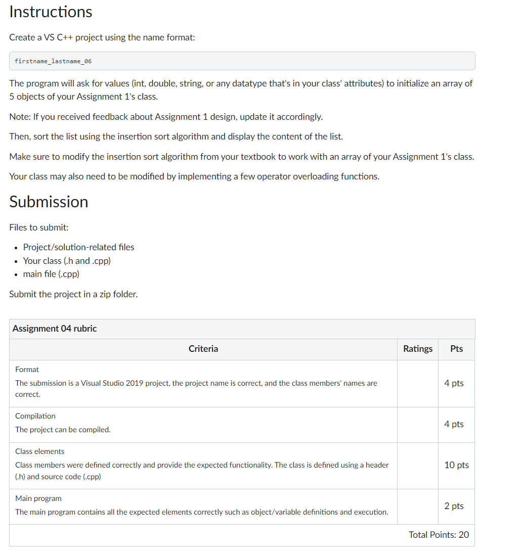 pls use c++ and follow the instructions otherwise i | Chegg.com