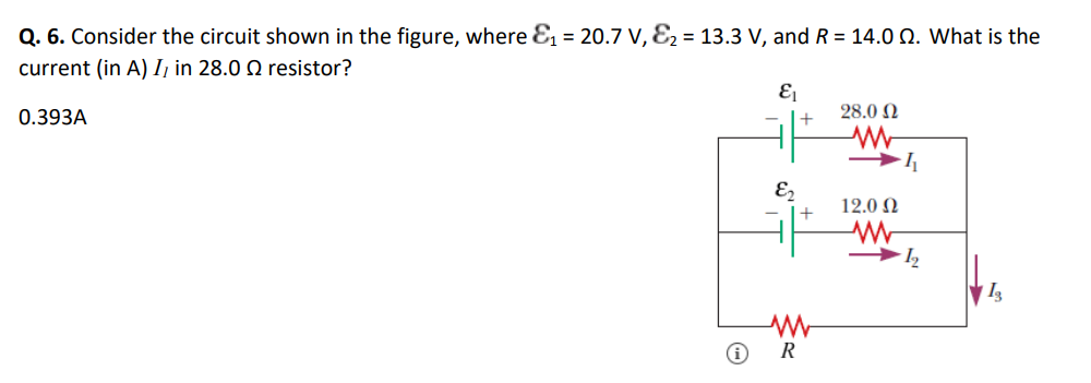 Solved Q. 6. ﻿Consider the circuit shown in the figure, | Chegg.com