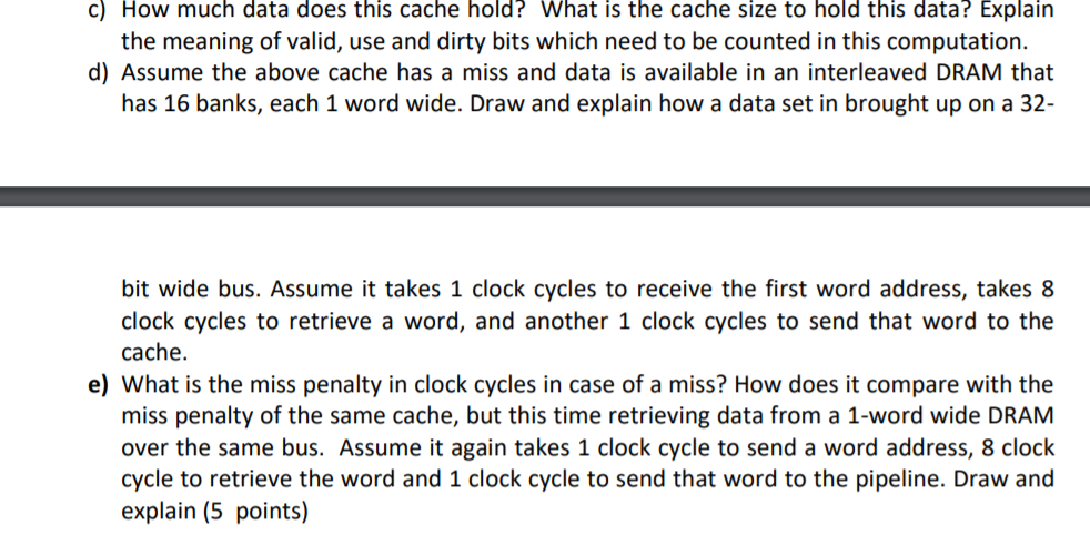 Problem 4 (25 points) The 64 bit addressing cache | Chegg.com