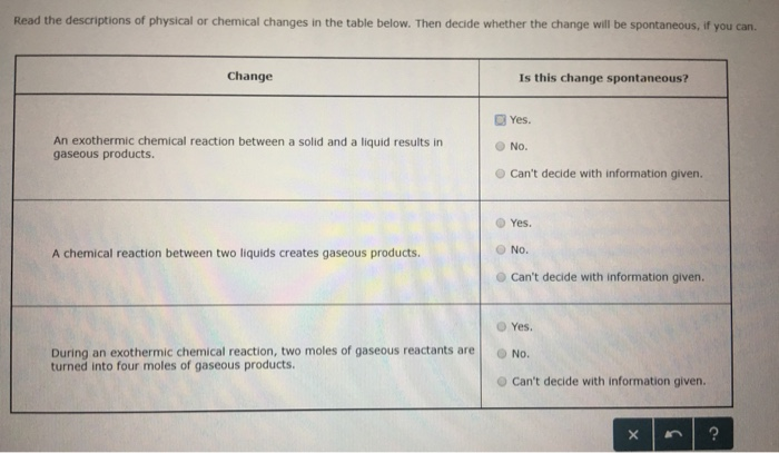 Solved Read the descriptions of physical or chemical changes | Chegg.com Solved Read the descriptions of physical or chemical changes | Chegg.com