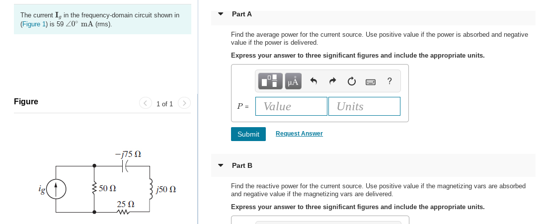 Solved Find the reactive power associated with the capacitor | Chegg.com
