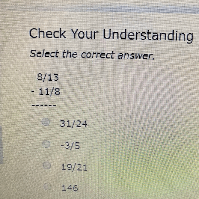 Solved Check Your Understanding Select the correct answer. | Chegg.com