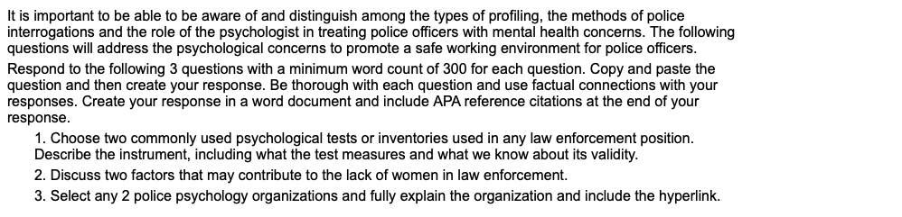 Solved It is important to be able to be aware of and | Chegg.com