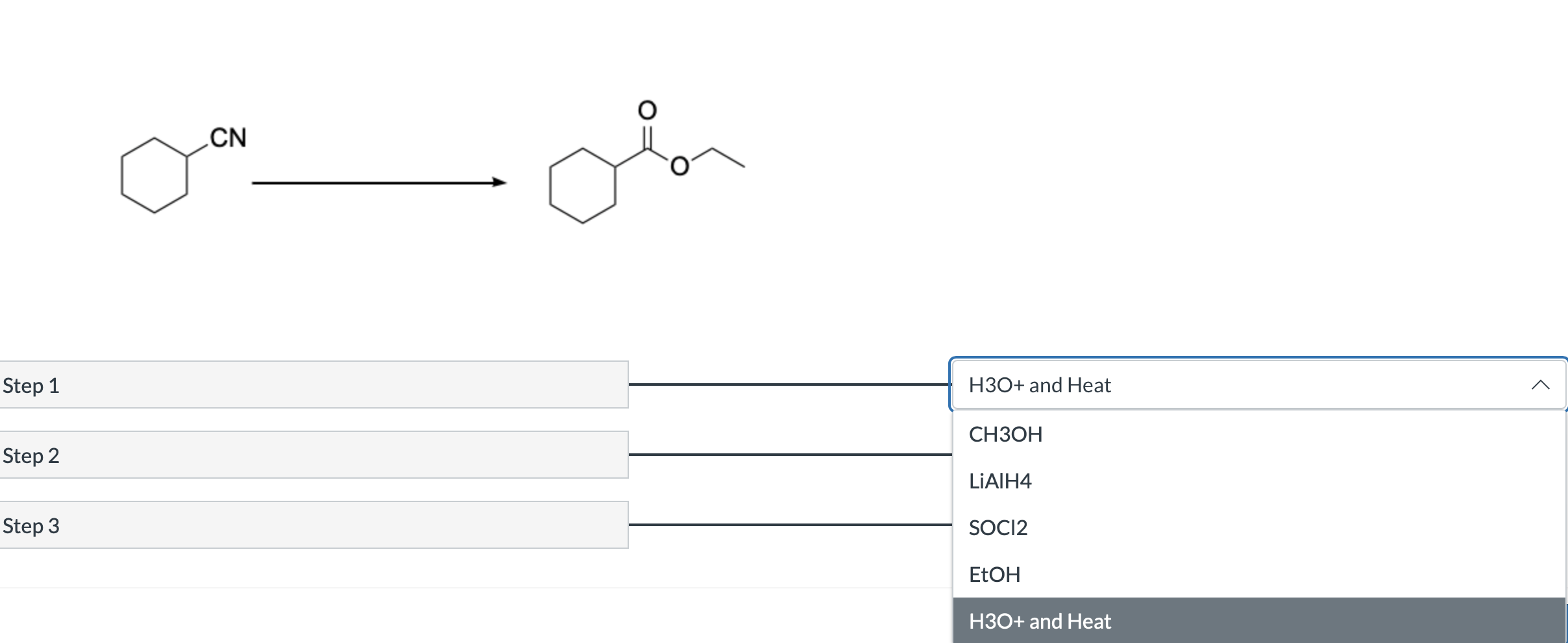 Solved Predict the reagents in the correct order | Chegg.com