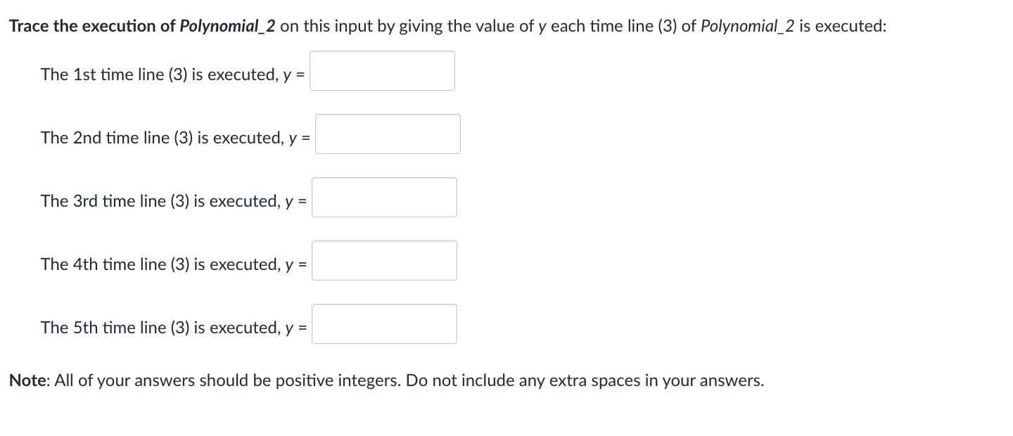 Solved Consider the following program specification for | Chegg.com