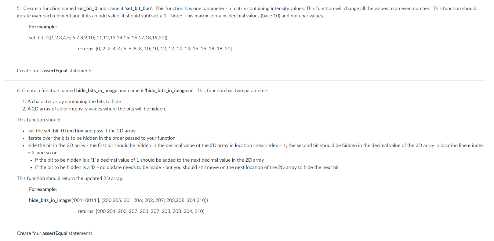 (MATLAB ONLY) 6. Create a function named | Chegg.com