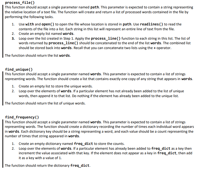 Instructions for the Script File Define functions | Chegg.com