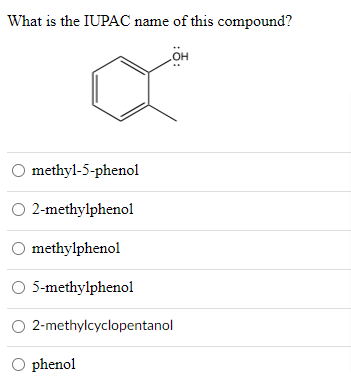Solved What is the IUPAC name of this molecule? | Chegg.com