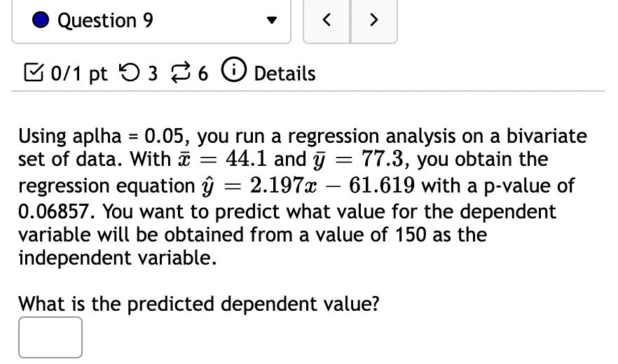 Solved Using aplha =0.05, you run a regression analysis on a | Chegg.com