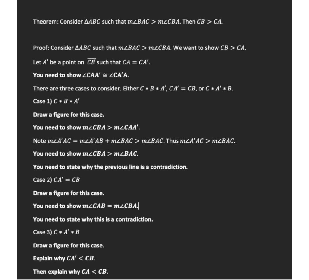Solved prove case 1 , case 2 and case 3 in sentence format | Chegg.com