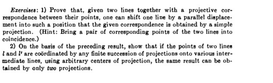 Solved Exercises: 1) Prove that, given two lines together | Chegg.com