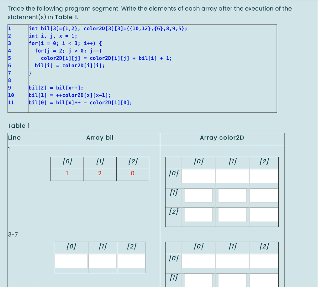 Solved UwN Trace the following program segment. Write the | Chegg.com