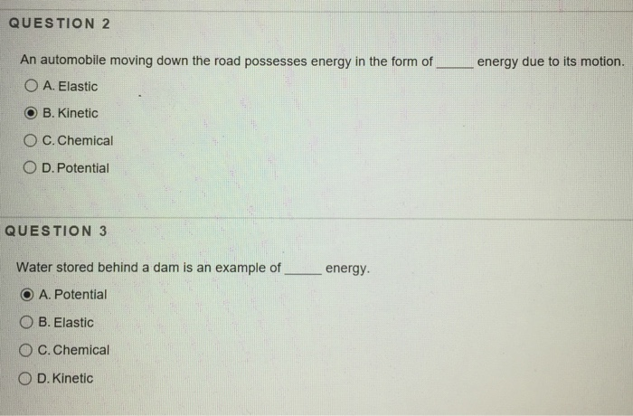 Solved QUESTION 2 An automobile moving down the road | Chegg.com