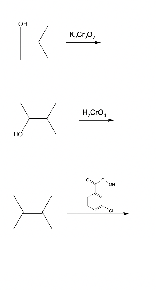 Solved OH K_CrO, H Cro4 > HO OH & CI | Chegg.com